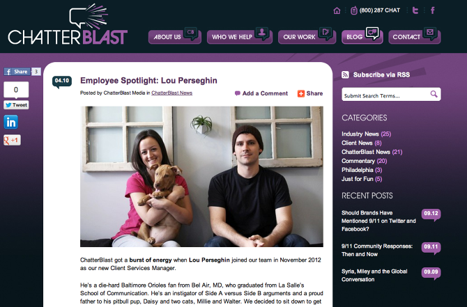 ChatterBlast - Dylan Peer